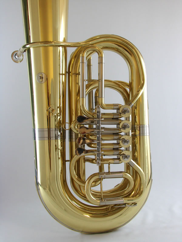 American Heritage 4 Valve Rotary BB Tuba - Gold Laquer - Schiller ...