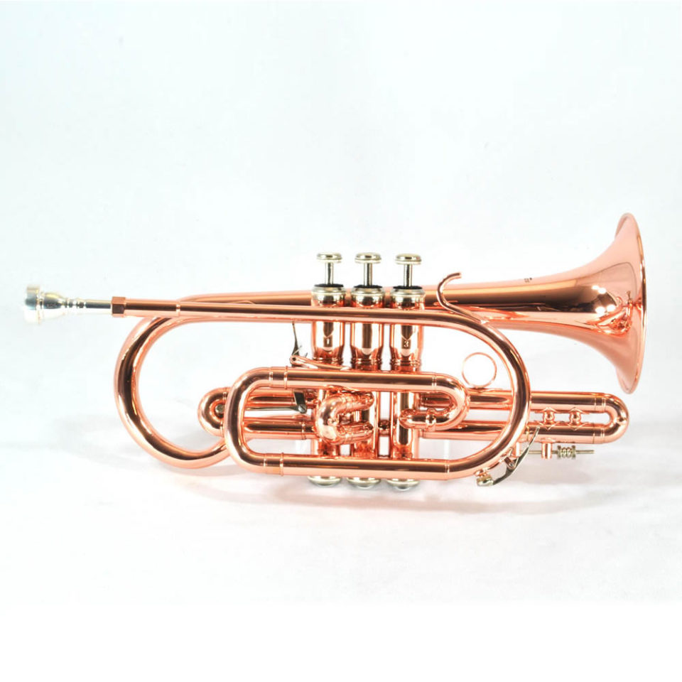 Shepherds Crook Pro Cornet - Copper - Schiller Instruments - Band ...