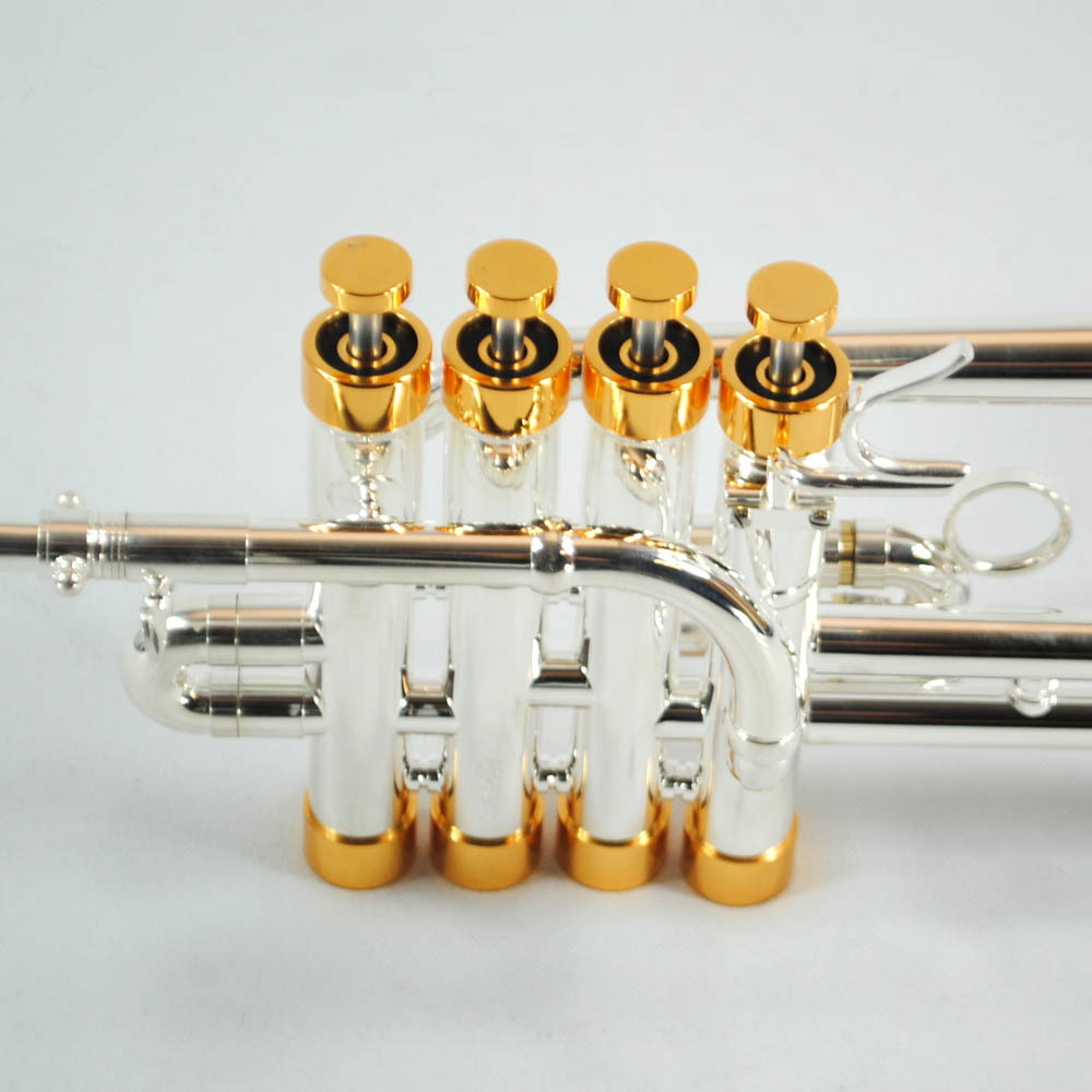 CenterTone Piccolo Trumpet - Silver & Gold - Schiller Instruments - Band & Orchestral Instruments