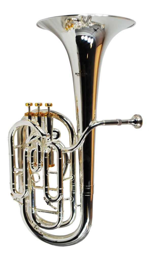 British Band Baritone - Silver Plated with Gold Accents - Schiller ...