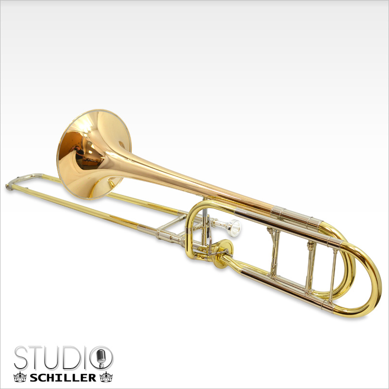 Studio Axial Flow Trombone with Rose Gold Brass Bell - Schiller ...