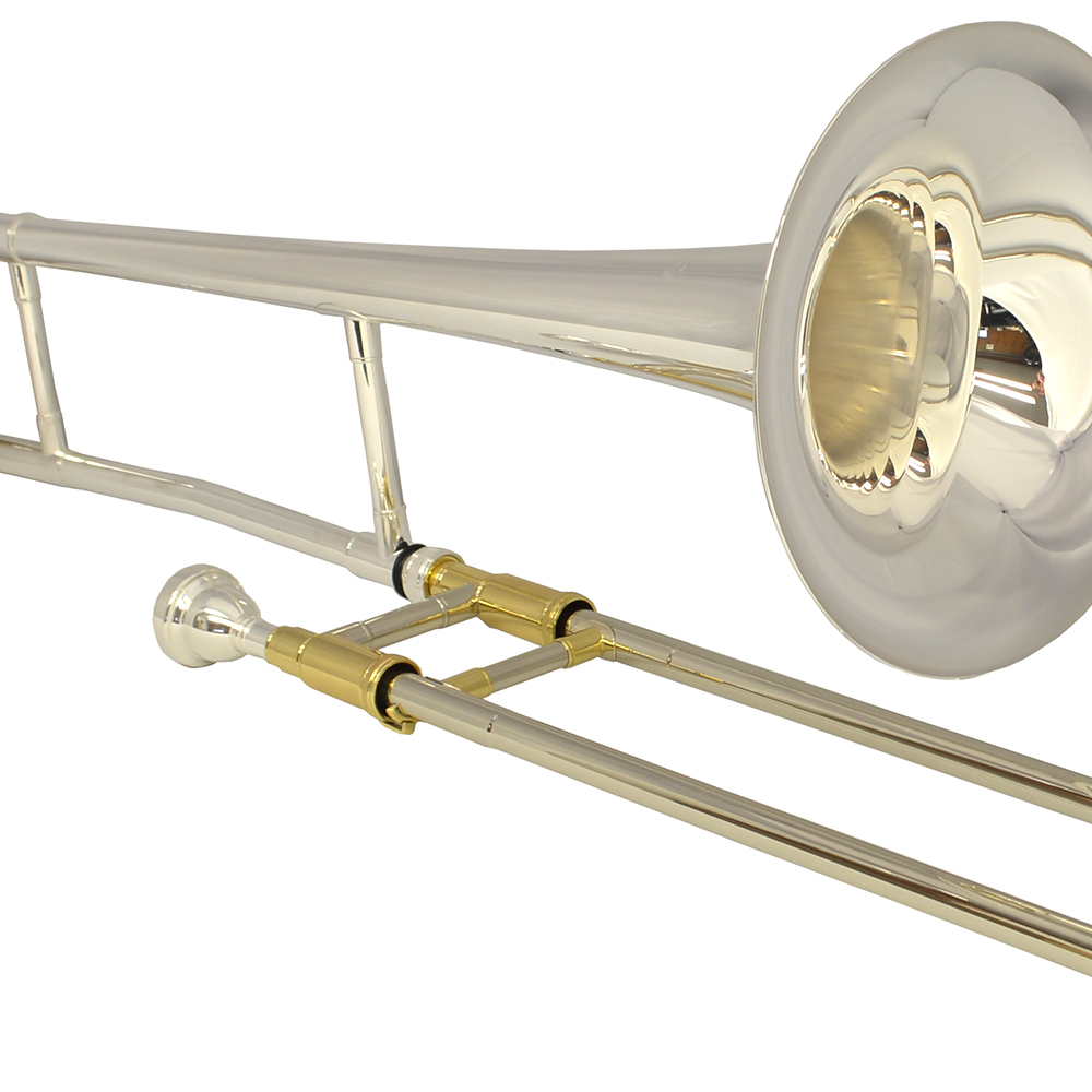 Studio 525 Trombone Silver Plated & Gold - Schiller Instruments - Band ...