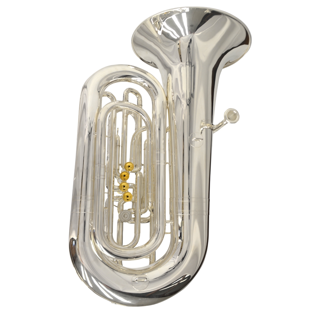 Elite CC Tuba - Silver Plated & Gold - Schiller Instruments - Band ...