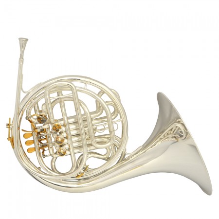 Elite VI French Horn - Silver & Gold - Schiller Instruments - Band ...