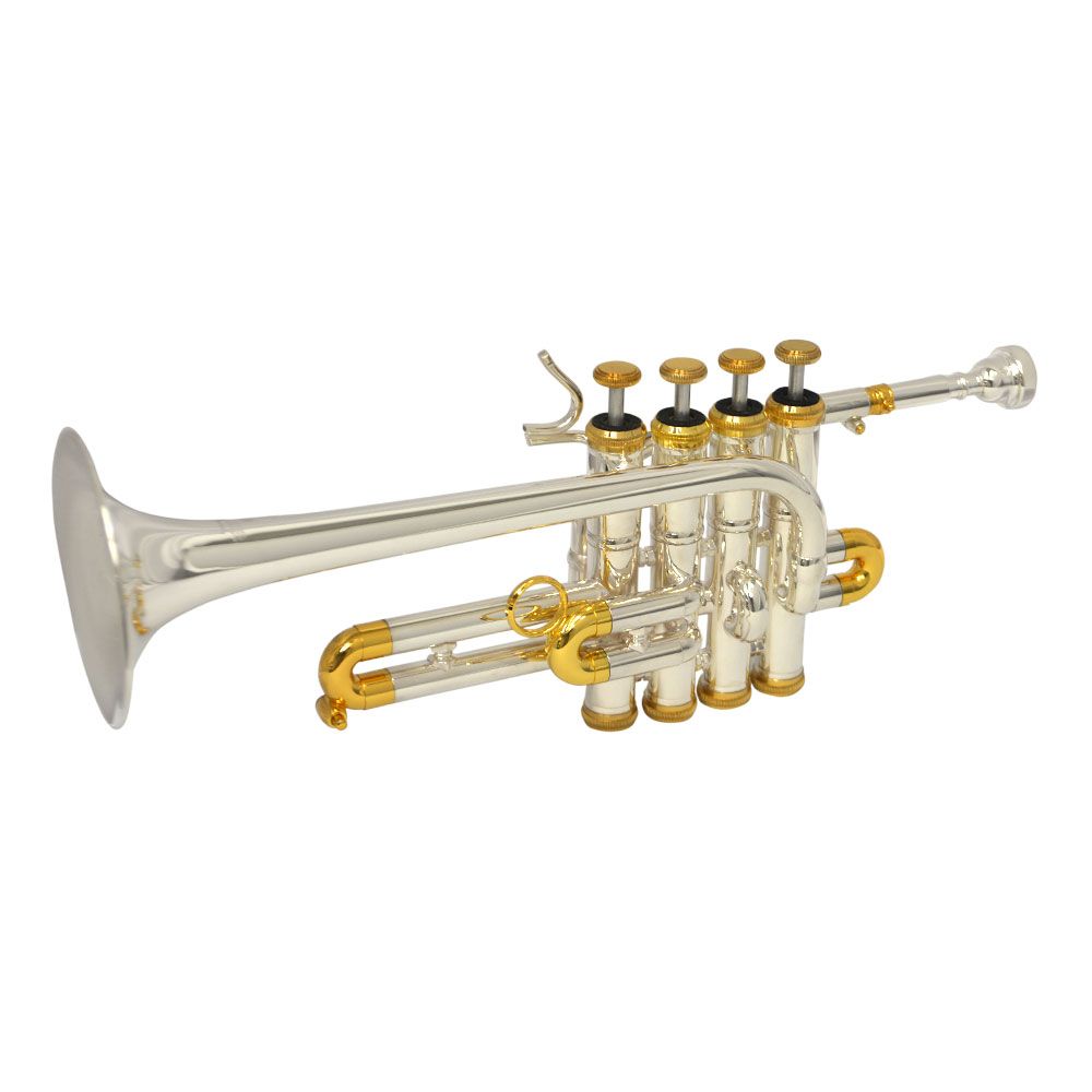 Elite Studio Piccolo Trumpet - Silver & Gold - Schiller Instruments ...