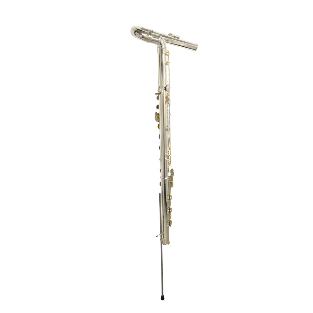 Elite Studio Standing Bass Flute – with Large Bore and Silver Plated ...
