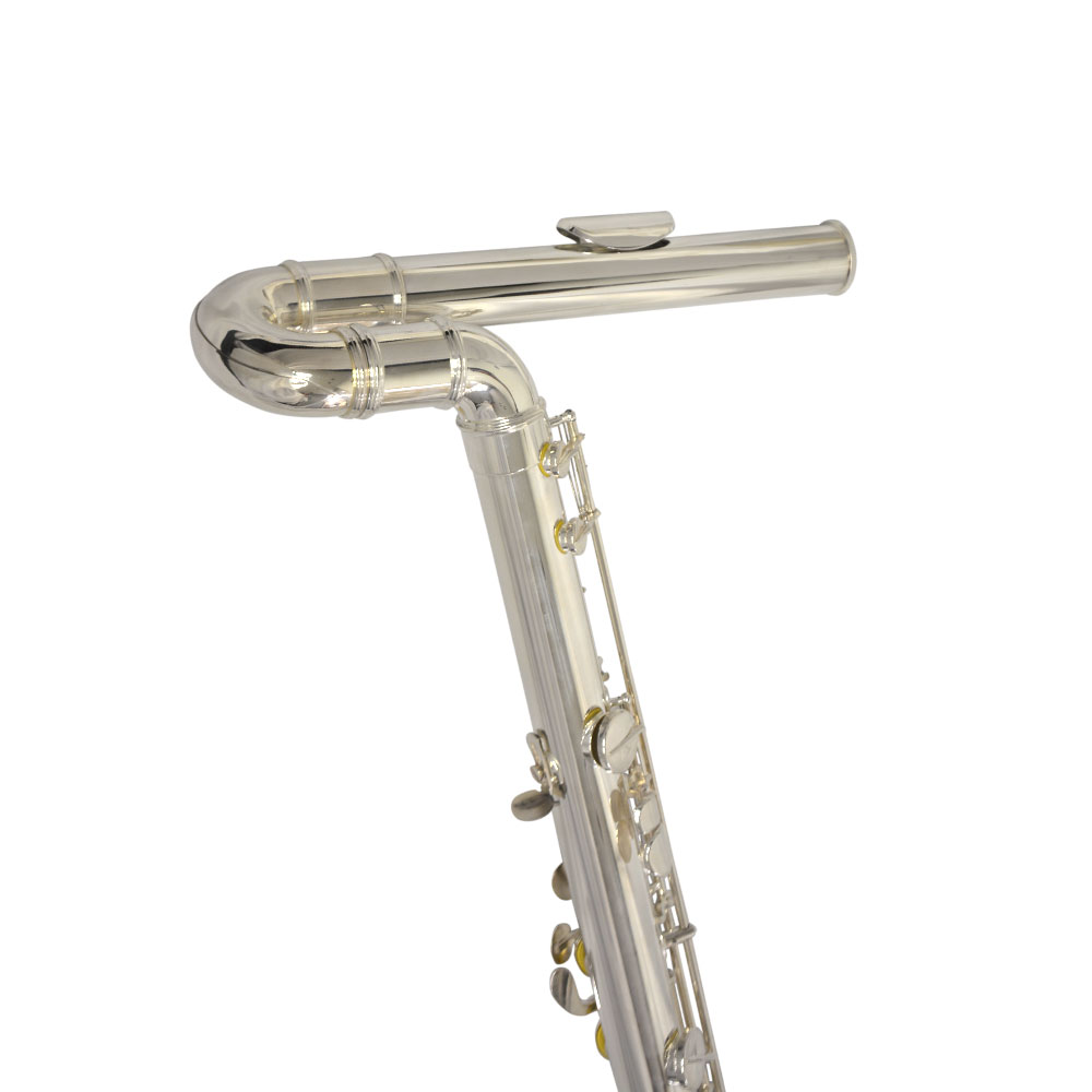 Elite Studio Standing Bass Flute – with Large Bore and Silver Plated ...