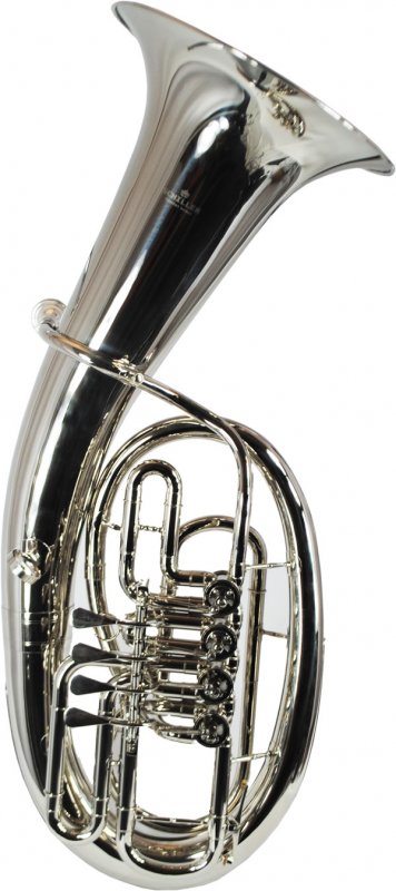 Elite Rotary 4 Valve Euphonium - Silver - Schiller Instruments - Band ...