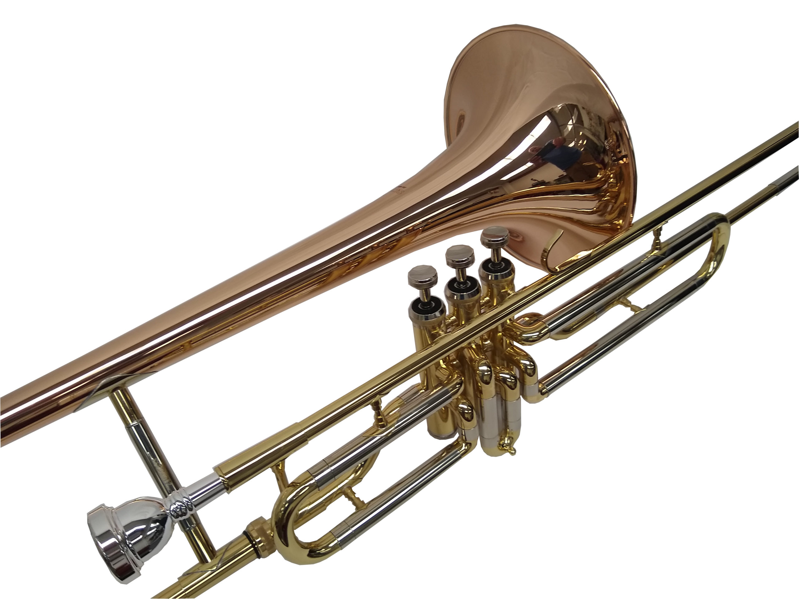 American Heritage Bb Valve Trombone Rose/Gold - Schiller Instruments ...