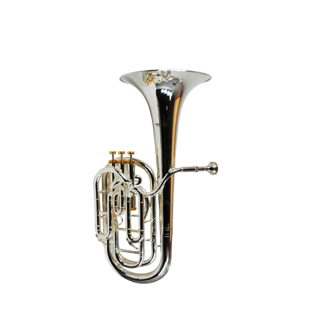 British Band Baritone - Silver Plated with Gold Accents - Schiller ...