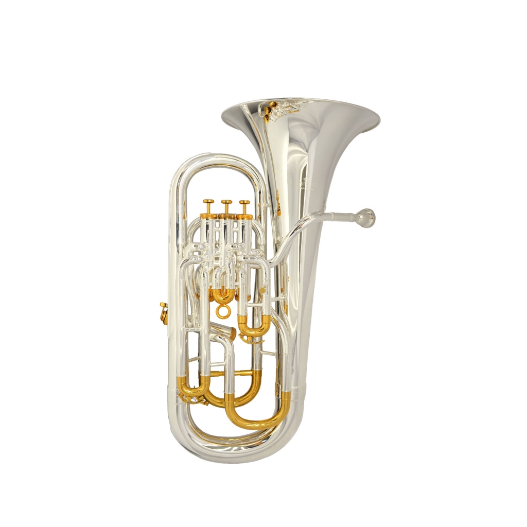 Elite IV Compensating Euphonium - Silver & Gold - Schiller Instruments ...