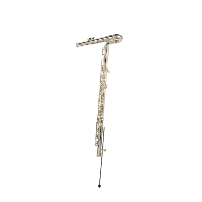 Elite Studio Standing Bass Flute – with Large Bore and Silver Plated ...