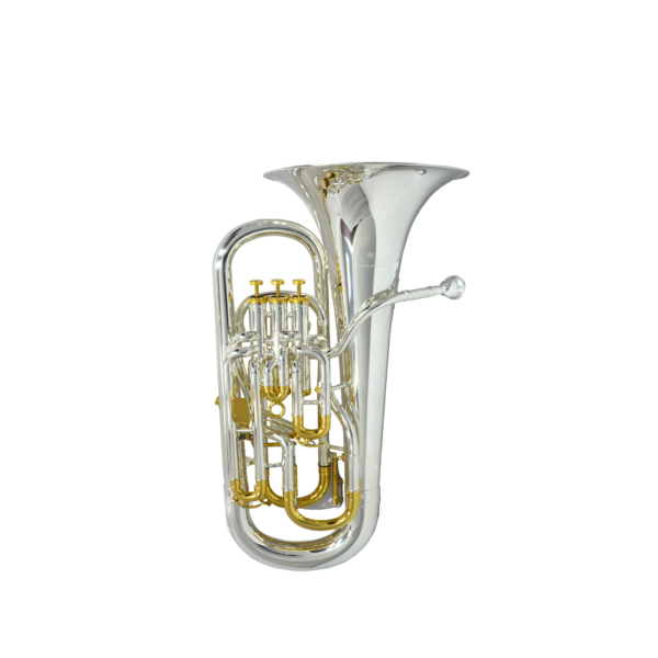 Elite V Compensating Euphonium - Silver & Gold - Schiller Instruments ...