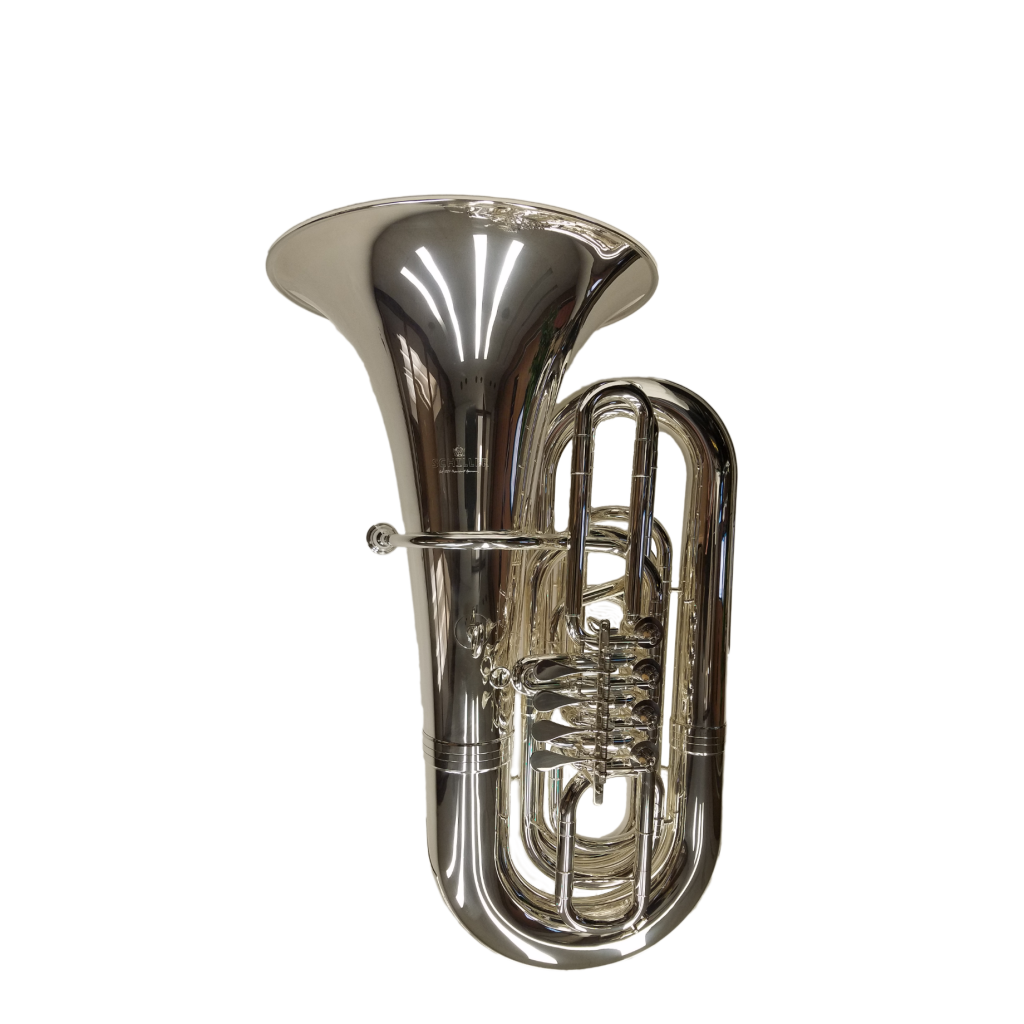 Frankfurt Elite 4-Valve Rotary Tuba - Silver - Schiller Instruments ...