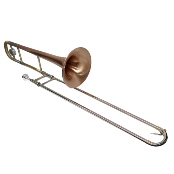 Studio Tenor Trombone - Brushed Rose Brass/Gold - Schiller Instruments ...