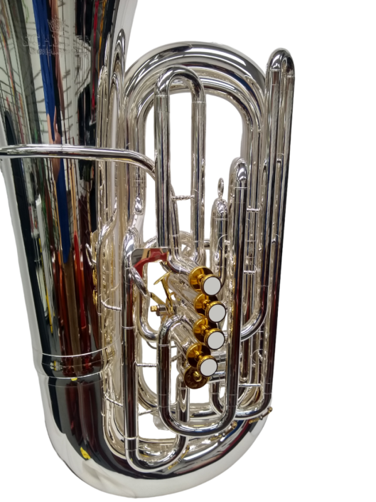 Studio Elite CC Compensating 5 Valve Tuba Silver Plated - Schiller ...