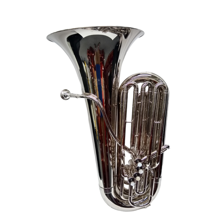 Elite 4 Valve Front Action Tuba Nickel Plated - Schiller Instruments ...